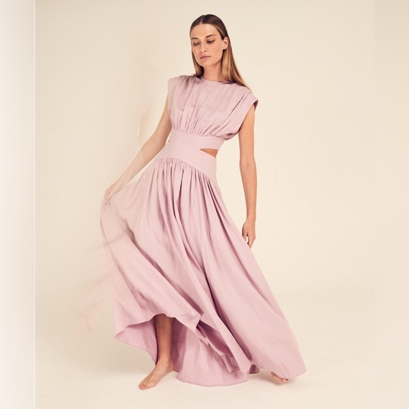 Commense | Dresses | Commense Mock Neck Cut Out Long Dress | Poshmark